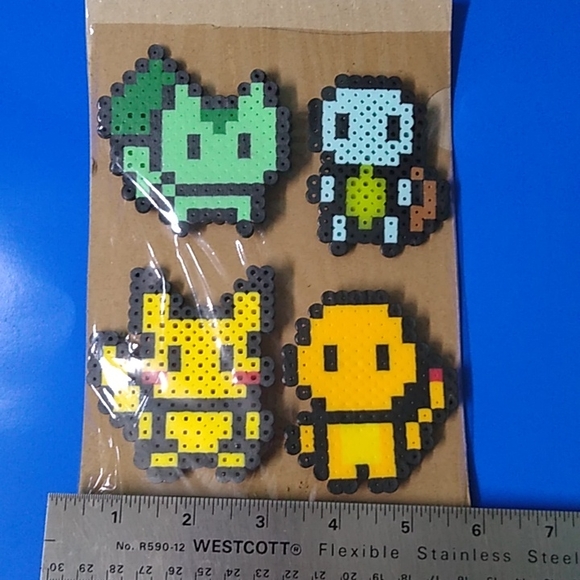Other | Handmade Magnets Pokemon Inspired Perler | Poshmark